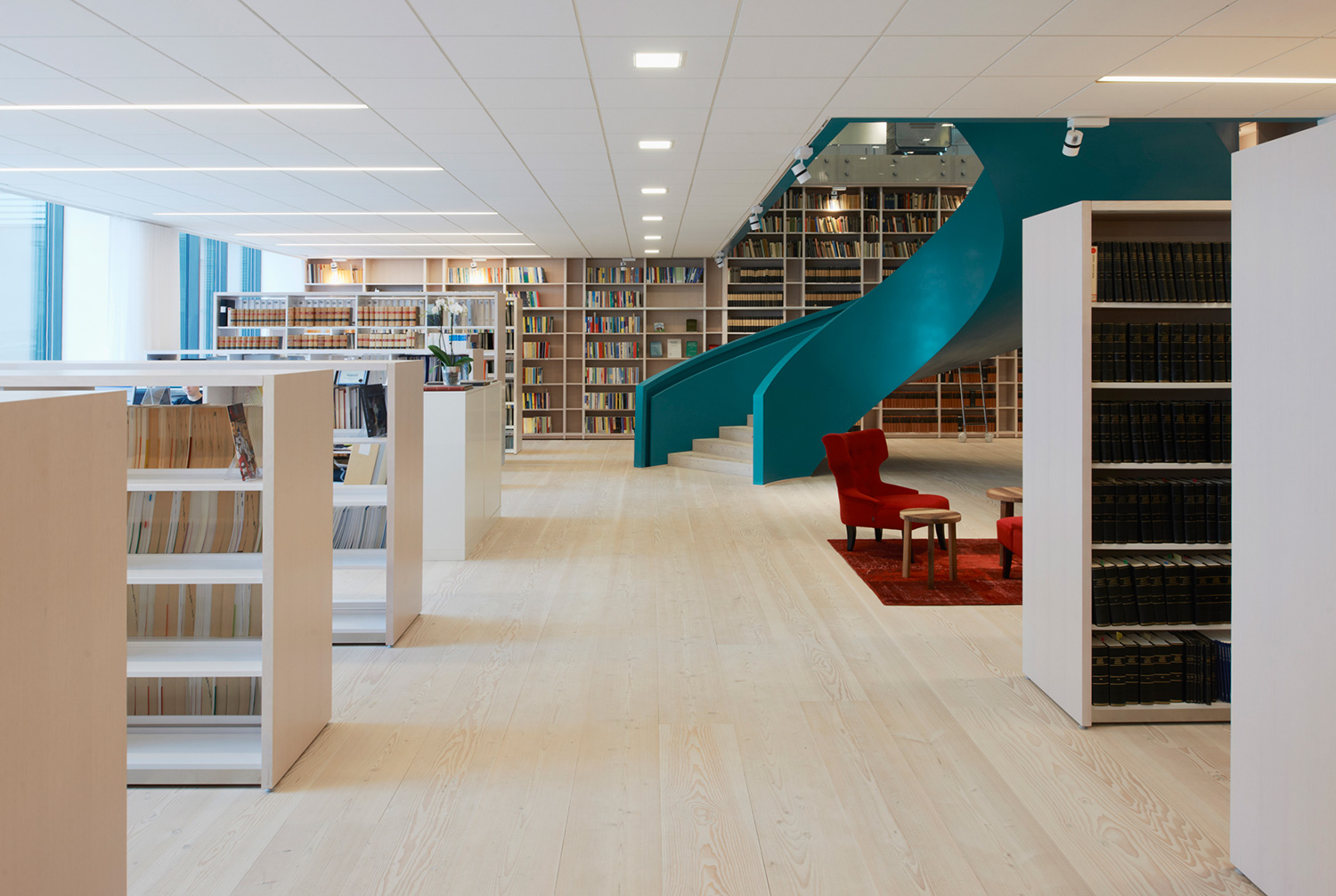 Library in the heart of the law firm Vinge in Göteborg